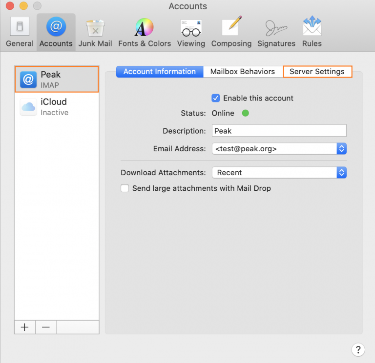 PEAK INTERNET | Email Support - PEAK INTERNET