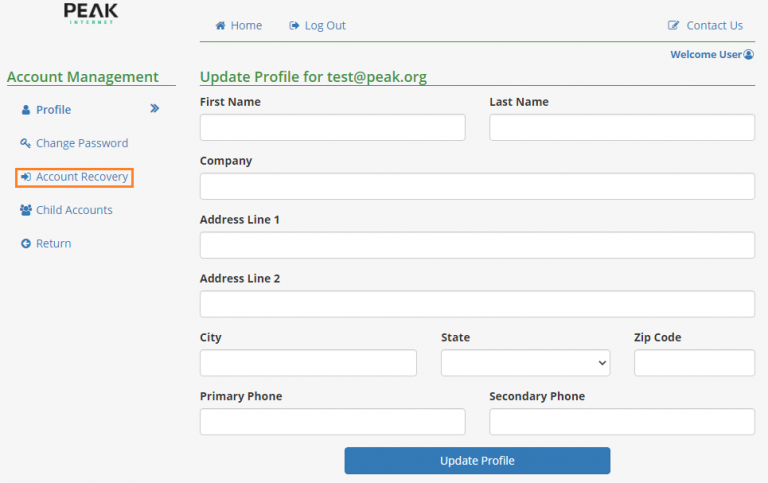 PEAK INTERNET | Email Support - PEAK INTERNET