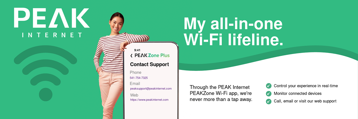 PEAK INTERNET | Gigabit Internet & Fixed Wireless in the Mid-Willamette ...